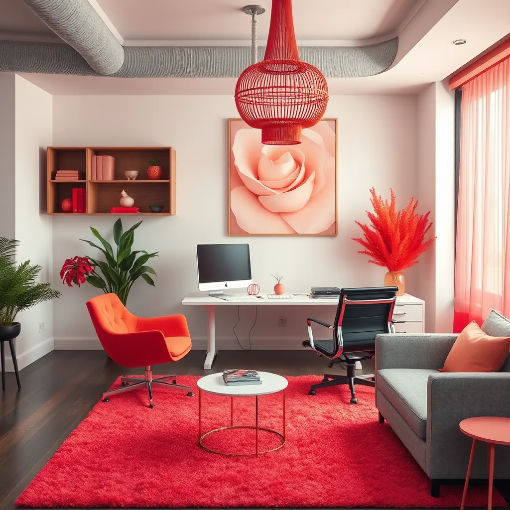 Coral Office Decor: Enhance Your Workspace Elegantly