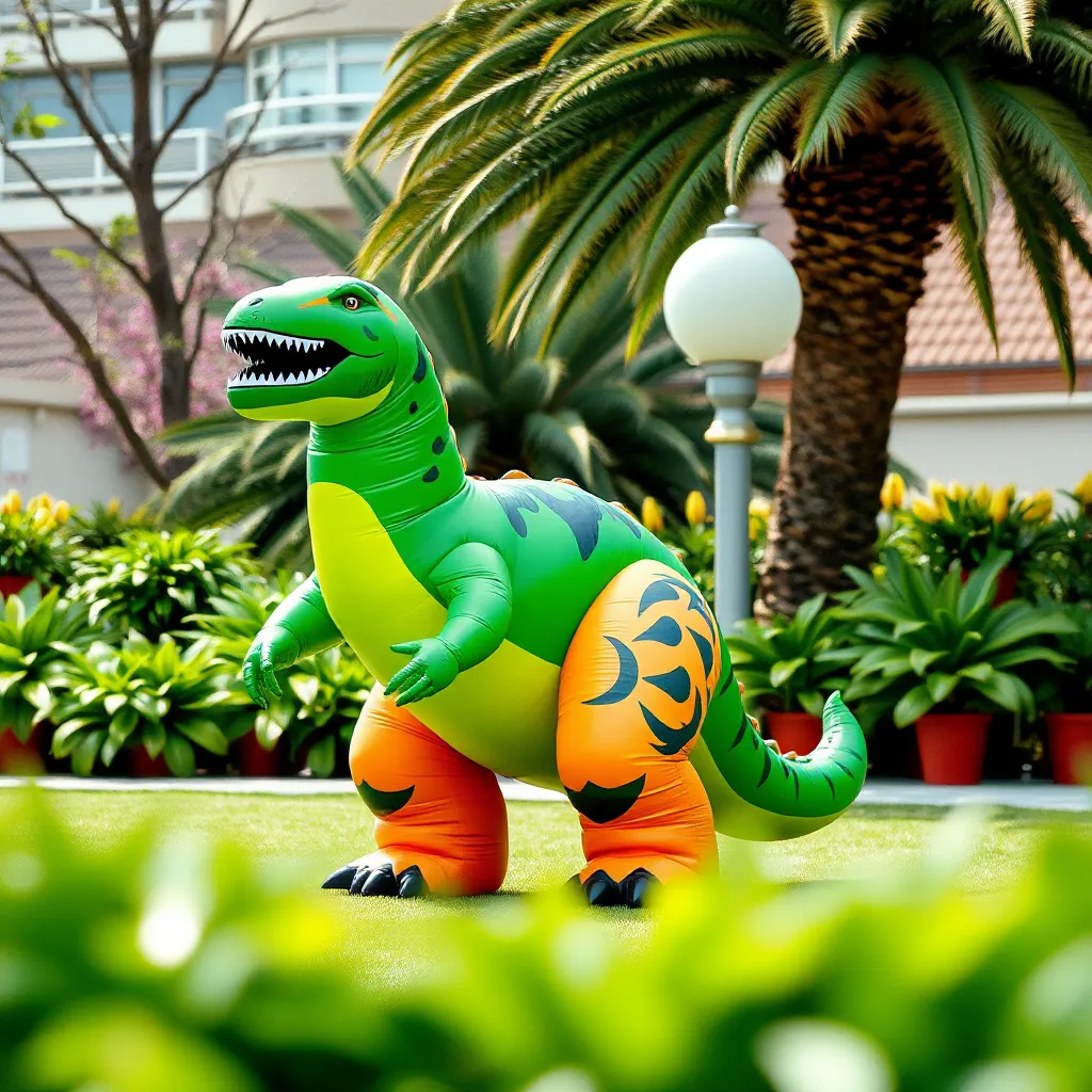 The Unique Appeal of the Inflatable T-Rex Outfit